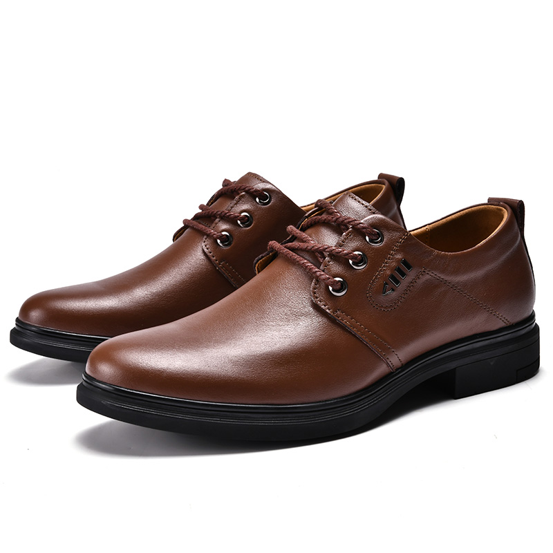 Brown Genuine Leather Shoes - Custom And Wholesale Supply from BM ...